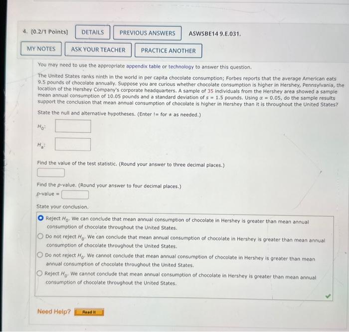 Solved You may need to use the appropriate appendix table or | Chegg.com