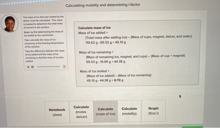 Solved I’m working on a colligative chem lab and I need help | Chegg.com
