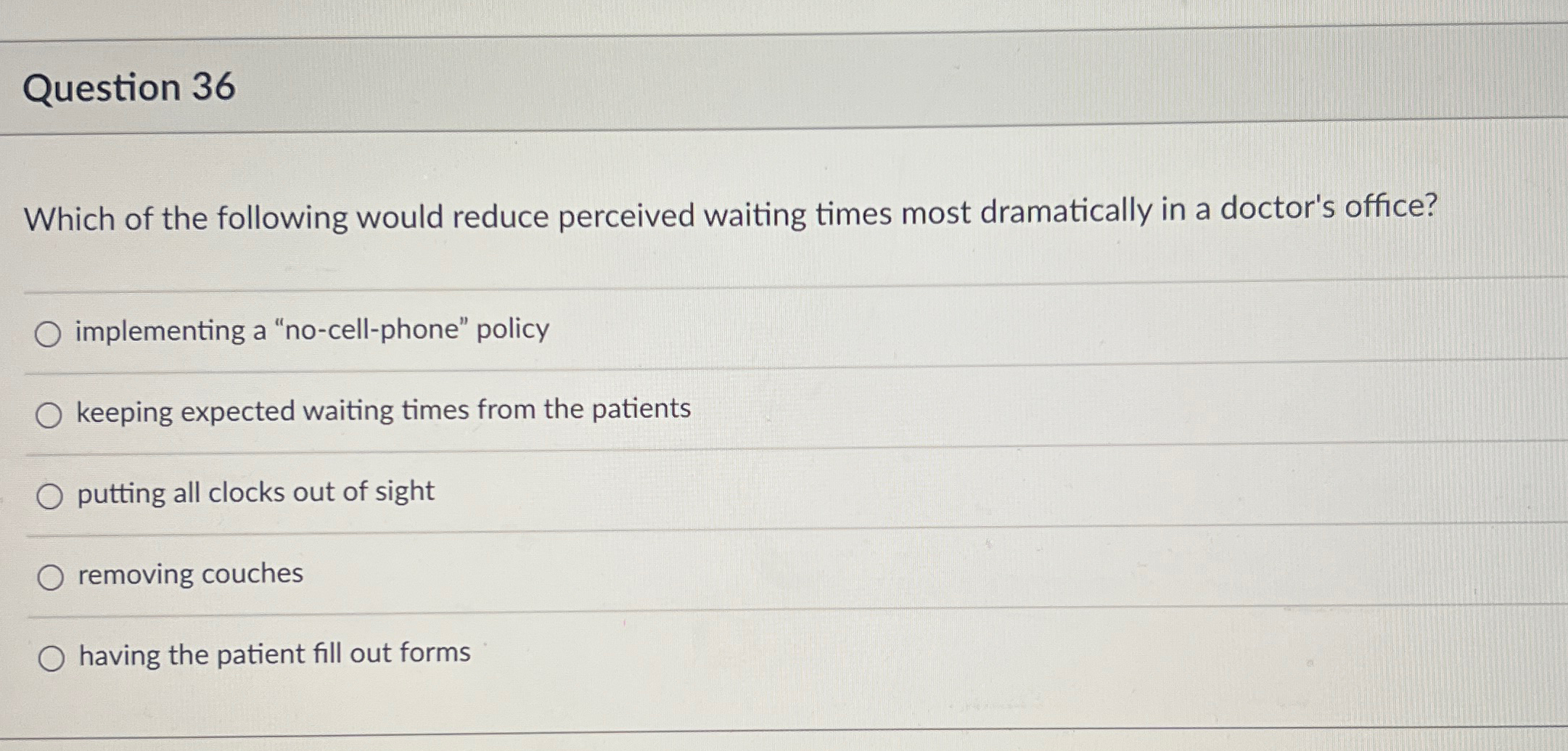 Solved Question 36Which of the following would reduce | Chegg.com