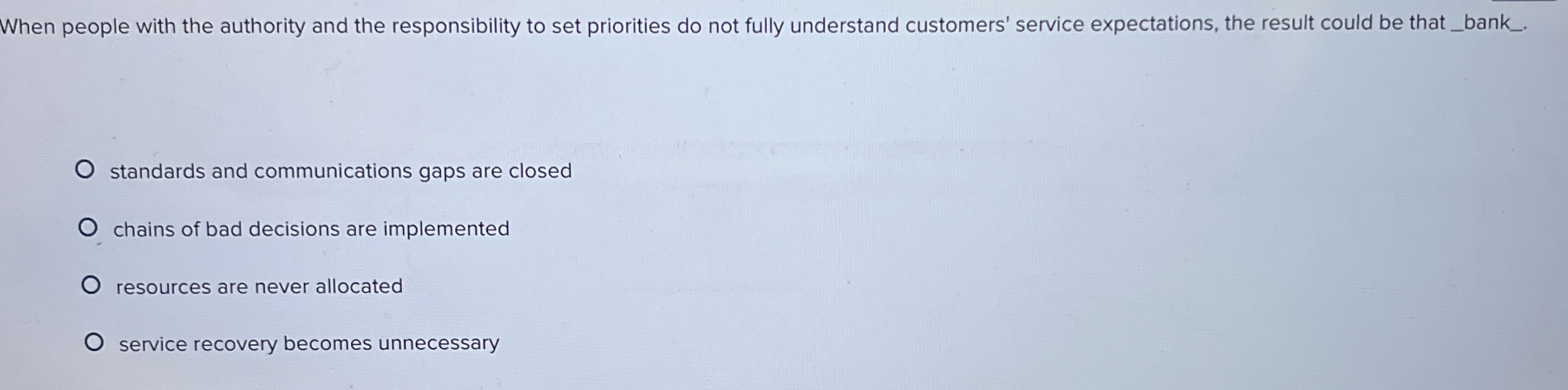 Solved When people with the authority and the responsibility | Chegg.com