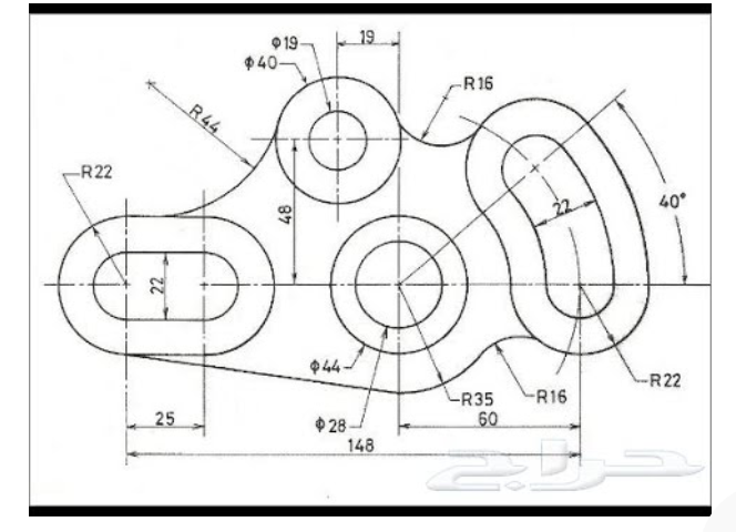 Draw the following shapes using AutoCAD | Chegg.com