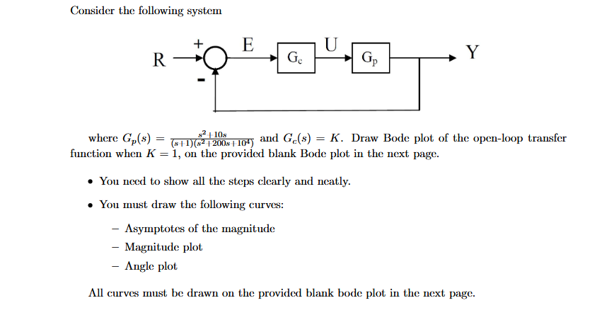 Solved Consider the following systemwhere | Chegg.com