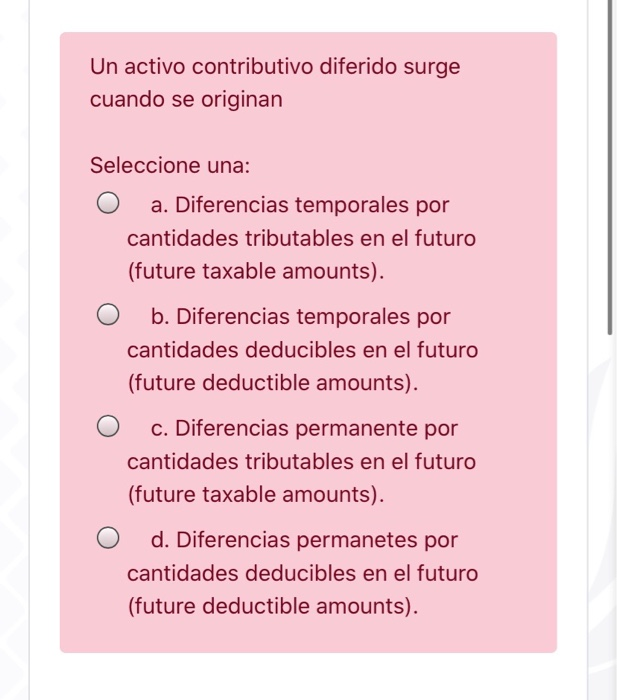 En aquellos casos donde un cambio en principio | Chegg.com