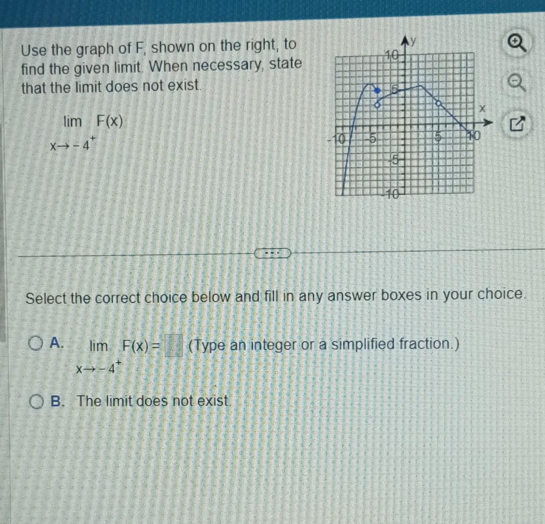 Solved Use the graph of \\( F \\), shown on the right, to | Chegg.com