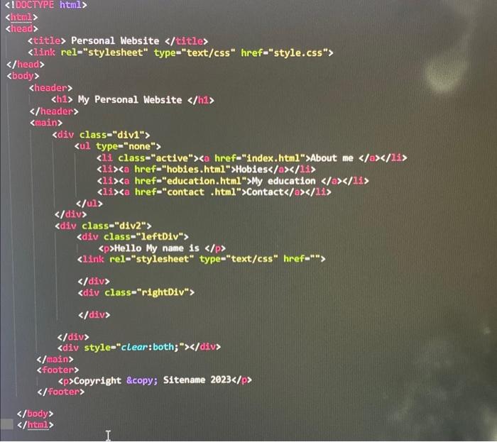 Solved creat script java file of this hyml | Chegg.com