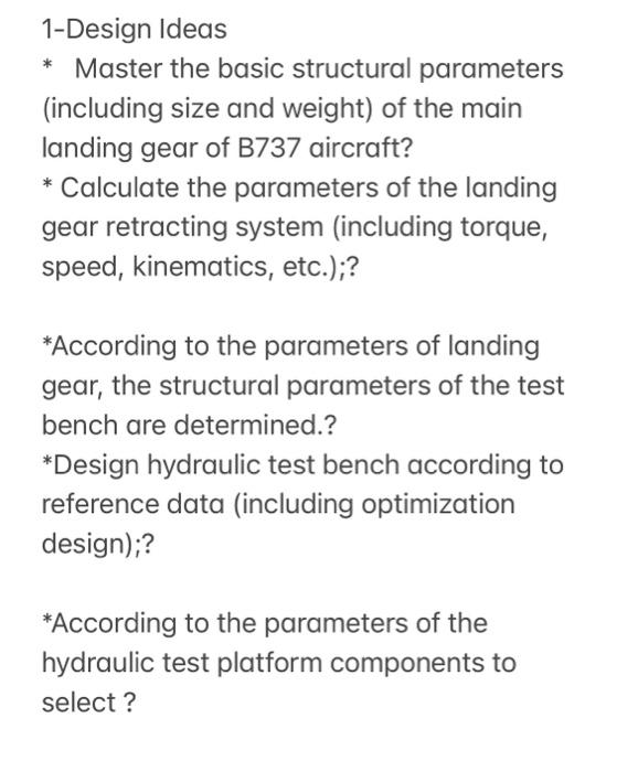 Solved 1-Design Ideas * Master the basic structural | Chegg.com