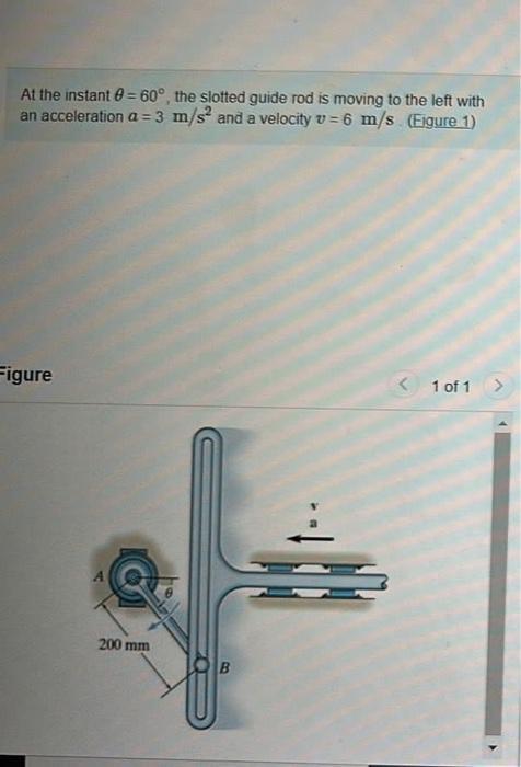 Solved counterclociwise. Fart n Determine the angular | Chegg.com