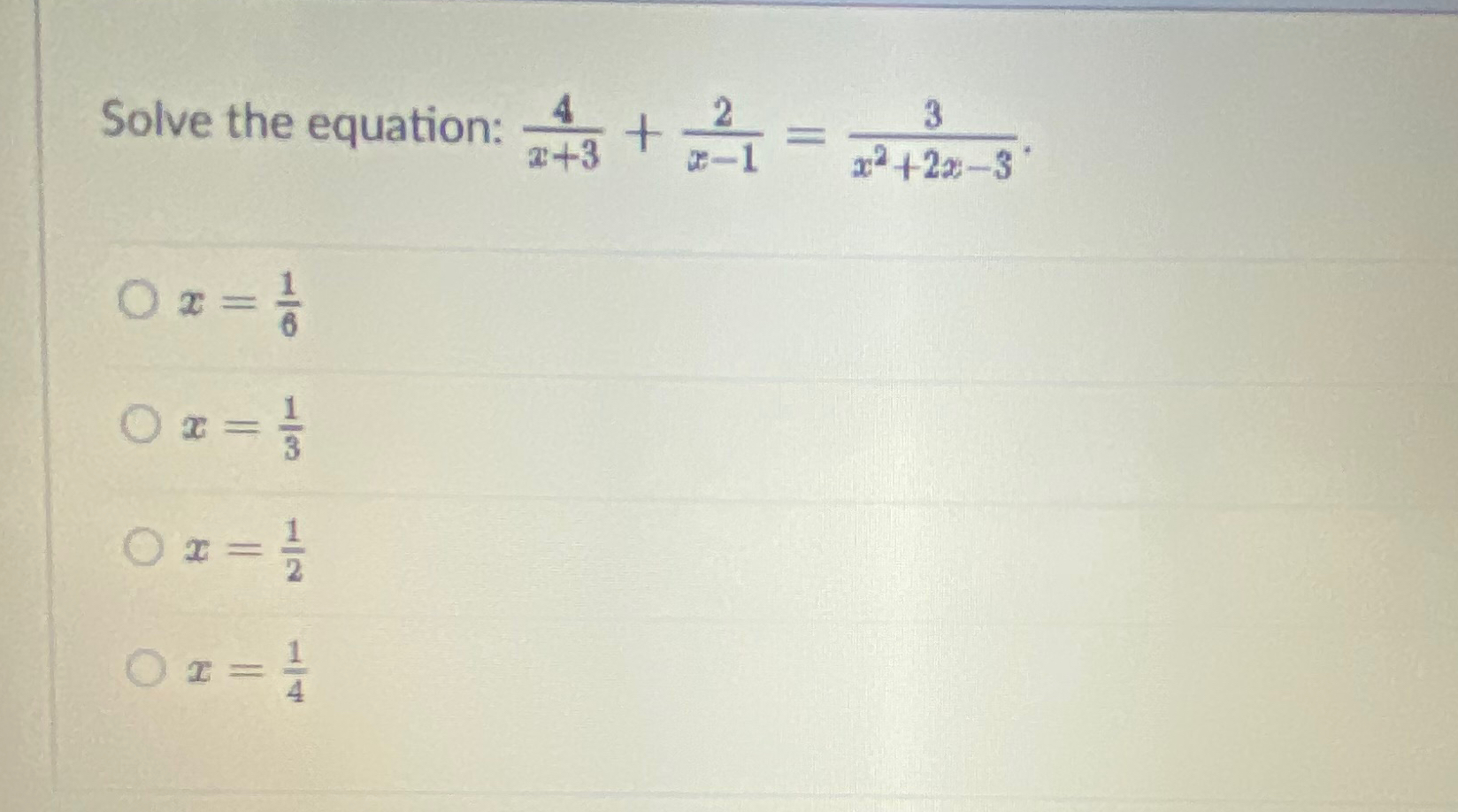 Solved Solve the equation: | Chegg.com