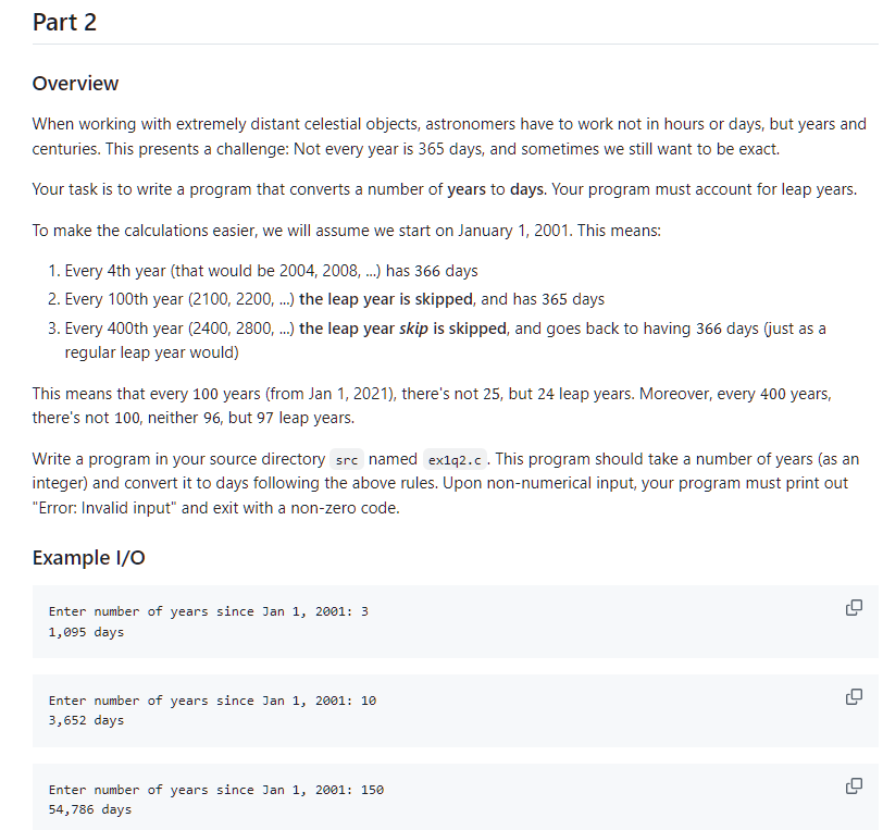 Solved Part 2 ﻿use c++ ﻿not python or javaOverviewWhen | Chegg.com