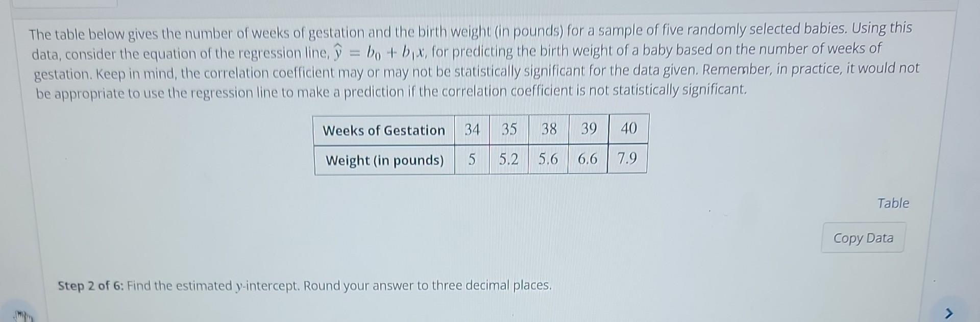 Solved The table below gives the number of weeks of | Chegg.com