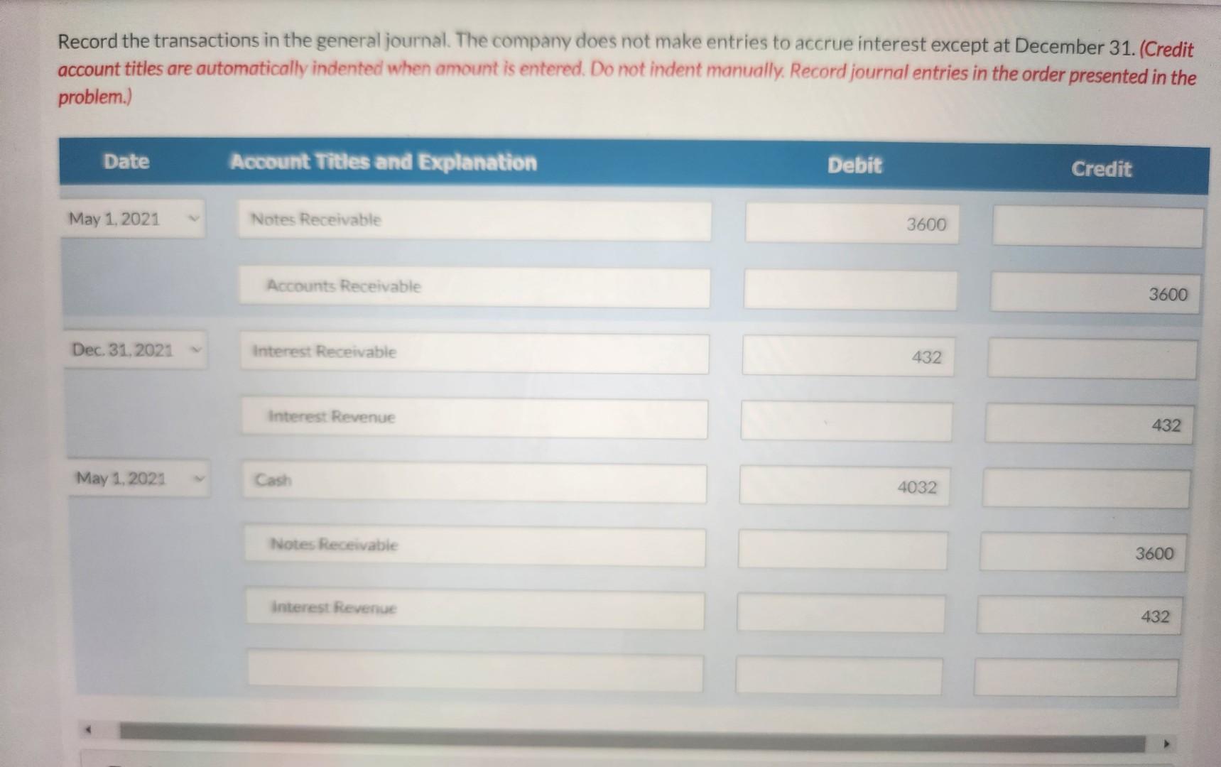 Record the transactions in the general journal. The | Chegg.com