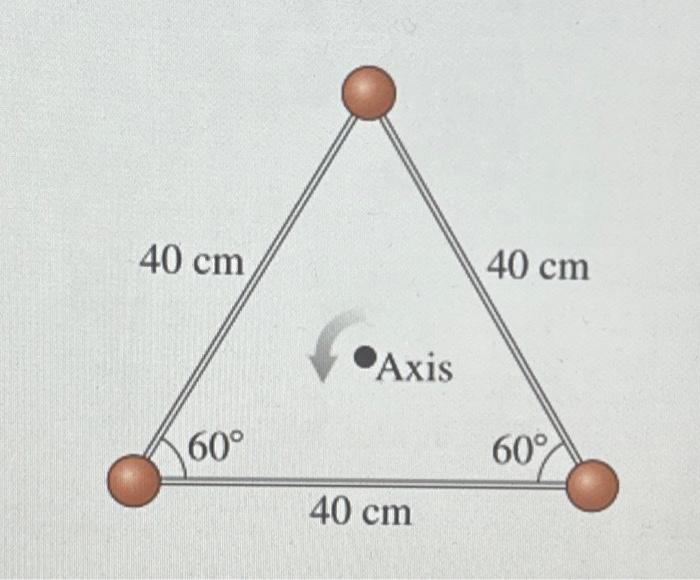 Solved The three 230 g masses in (Figure 1) are connected by | Chegg.com