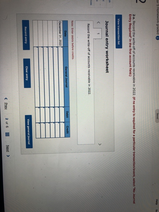 Solved Exercise 5-7A Establish an allowance for | Chegg.com