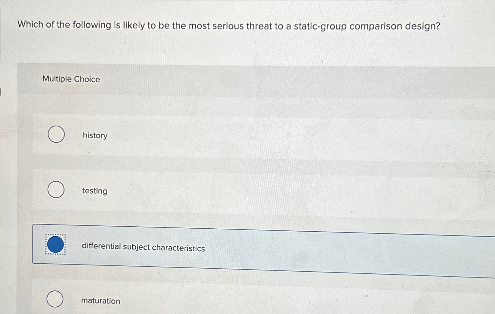 Solved Which of the following is likely to be the most | Chegg.com