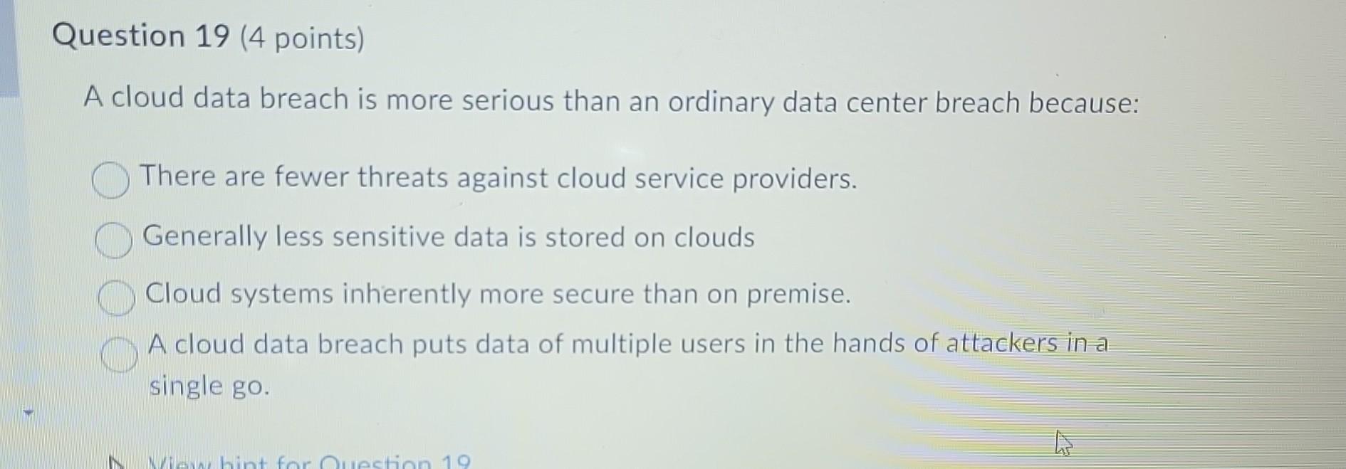 Solved You notice that your on line backups are taking | Chegg.com