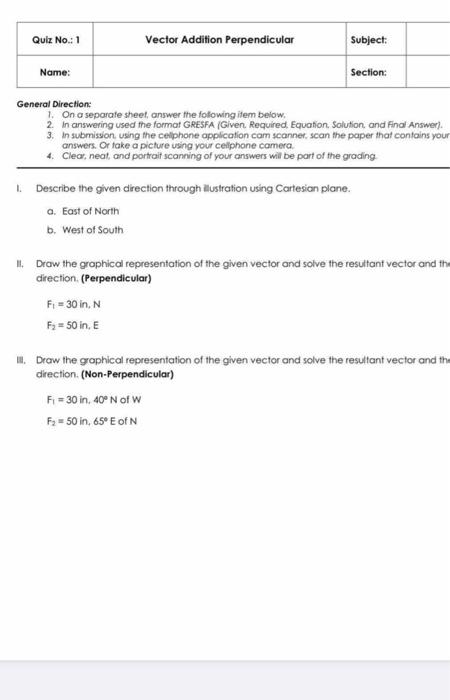 Solved vector addition perpendicular. please help really | Chegg.com