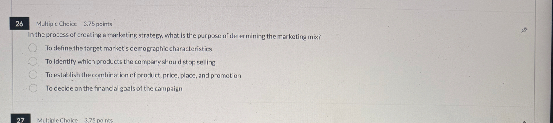 Solved 26Multiple Choice 3.75 ﻿pointsIn the process of | Chegg.com