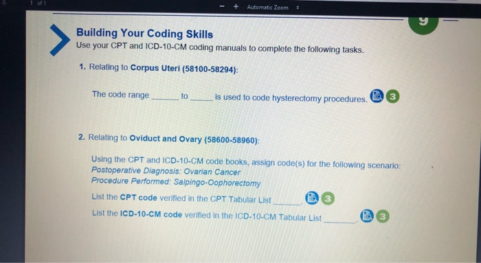 Solved Automatic Zoom . Building Your Coding Skills Use your | Chegg.com