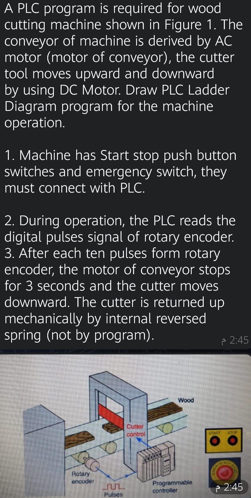 Solved Subject : PLC ( Solve using Ladder diagram by zelio | Chegg.com