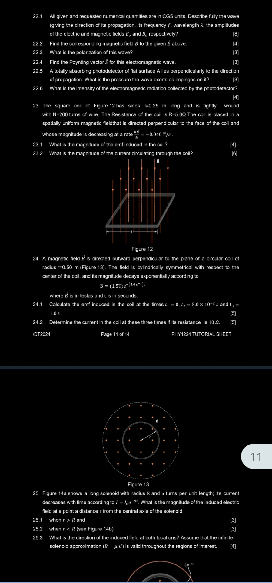 Solved 22.1 ﻿All given and requested numerical quantities | Chegg.com