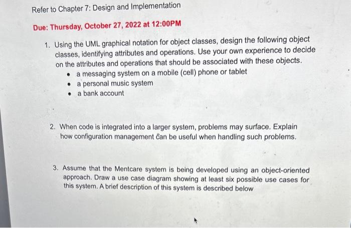 Solved Due: Thursday, October 27, 2022 at 12:00PM 1. Using | Chegg.com