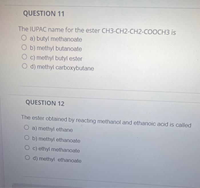 Solved The IUPAC name for the compound CH3−CH(CH3)−CH2−COOH | Chegg.com