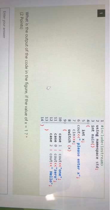 Solved 1 Include 2 Using Namespace Std 3 Int Main 4 5 9307