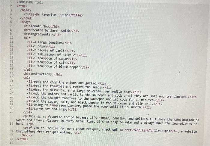 Solved the first picture is related to the html for the | Chegg.com
