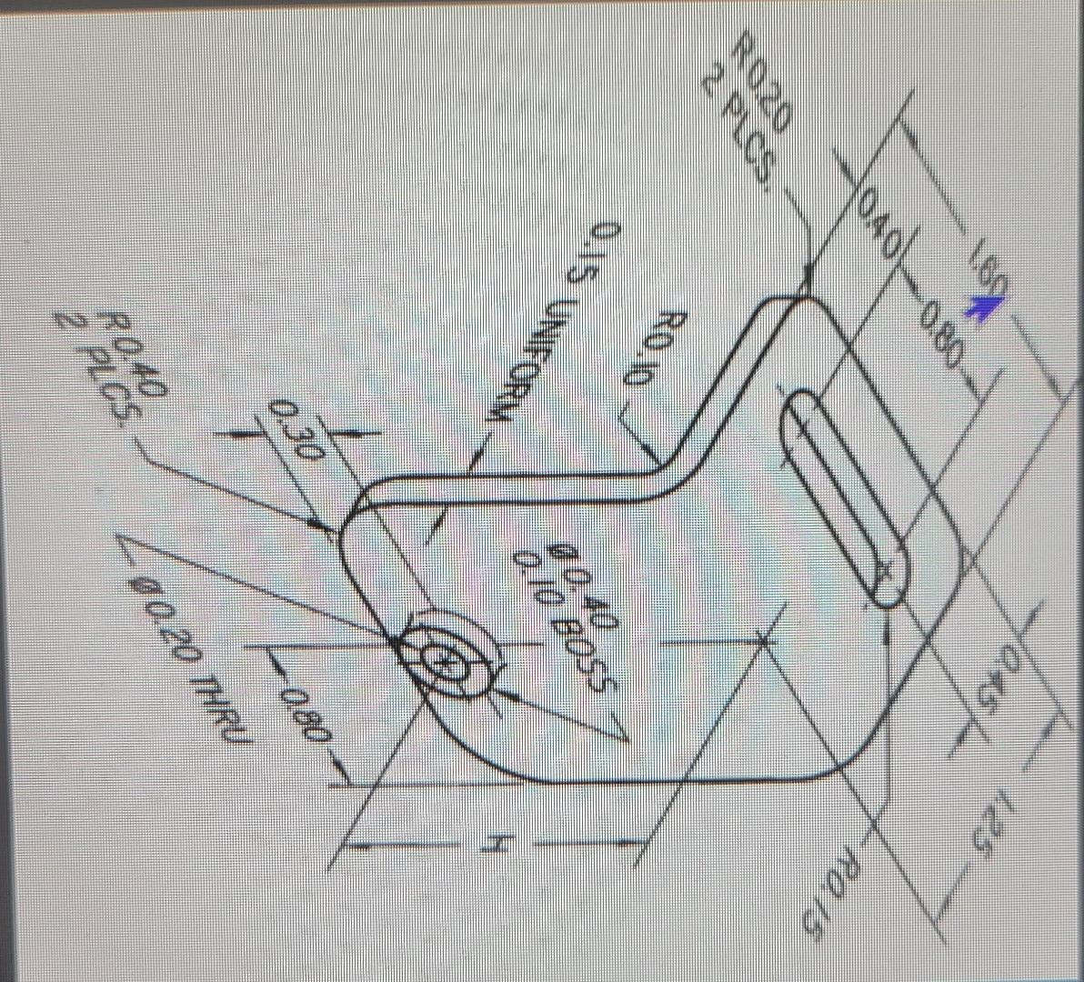 Solved Please recreate the following object via. Solidworks. | Chegg.com