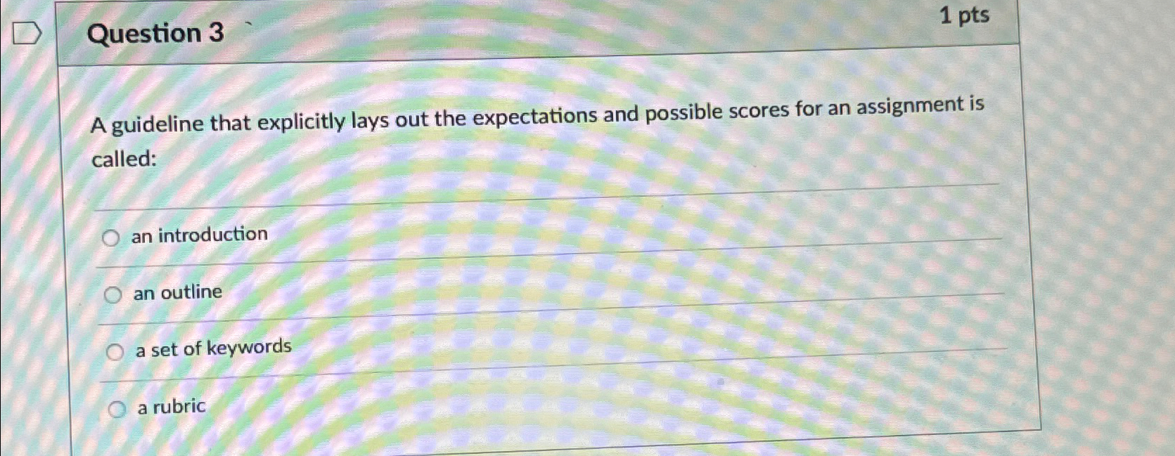 Solved Question 31 ﻿ptsA guideline that explicitly lays out | Chegg.com