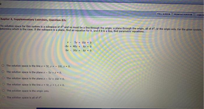 Solved PULL SCREEN PRINTER VERSION BACK Chapter 4, | Chegg.com