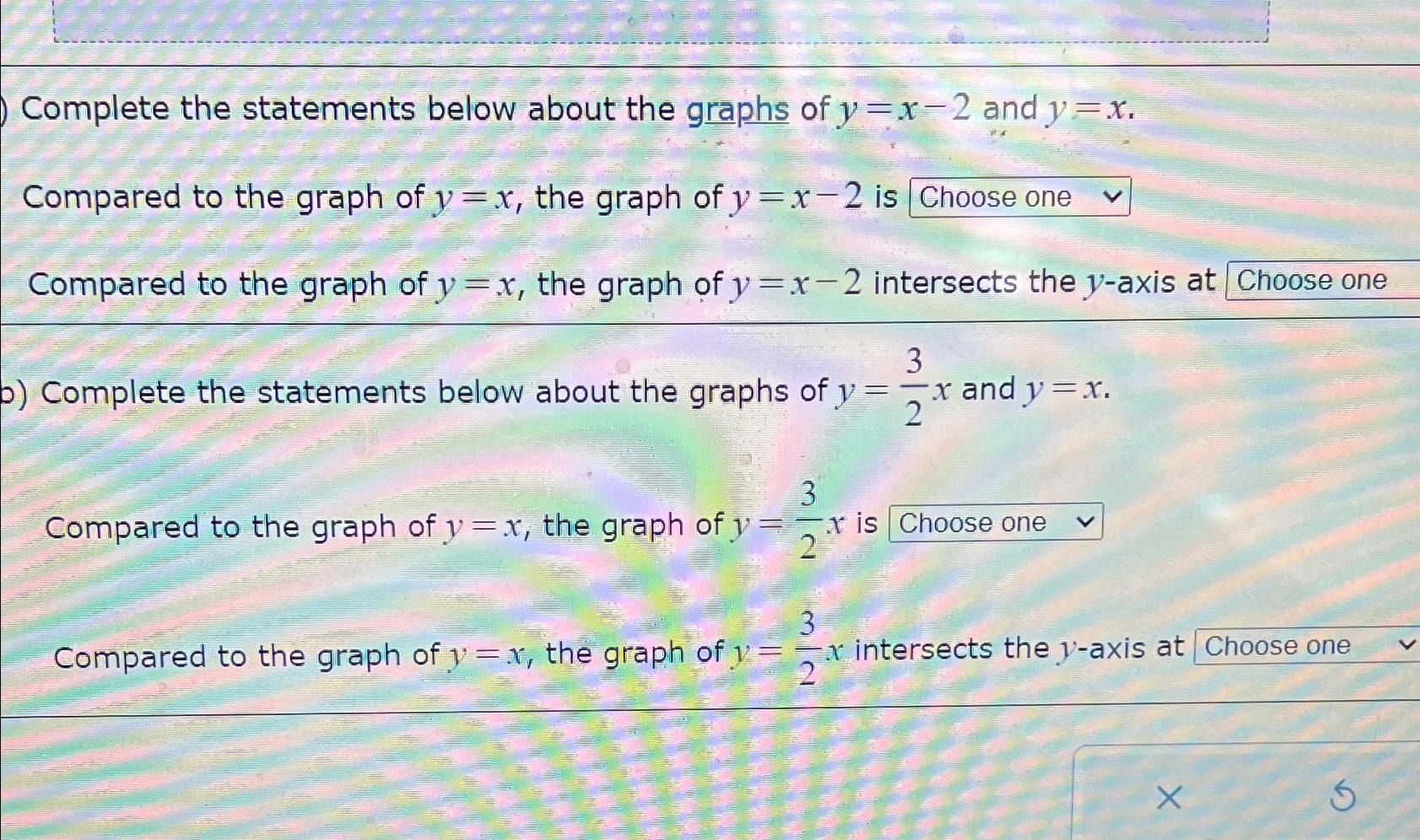 Solved Complete the statements below about the graphs of | Chegg.com