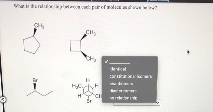 Solved What is the relationship between each pair of | Chegg.com