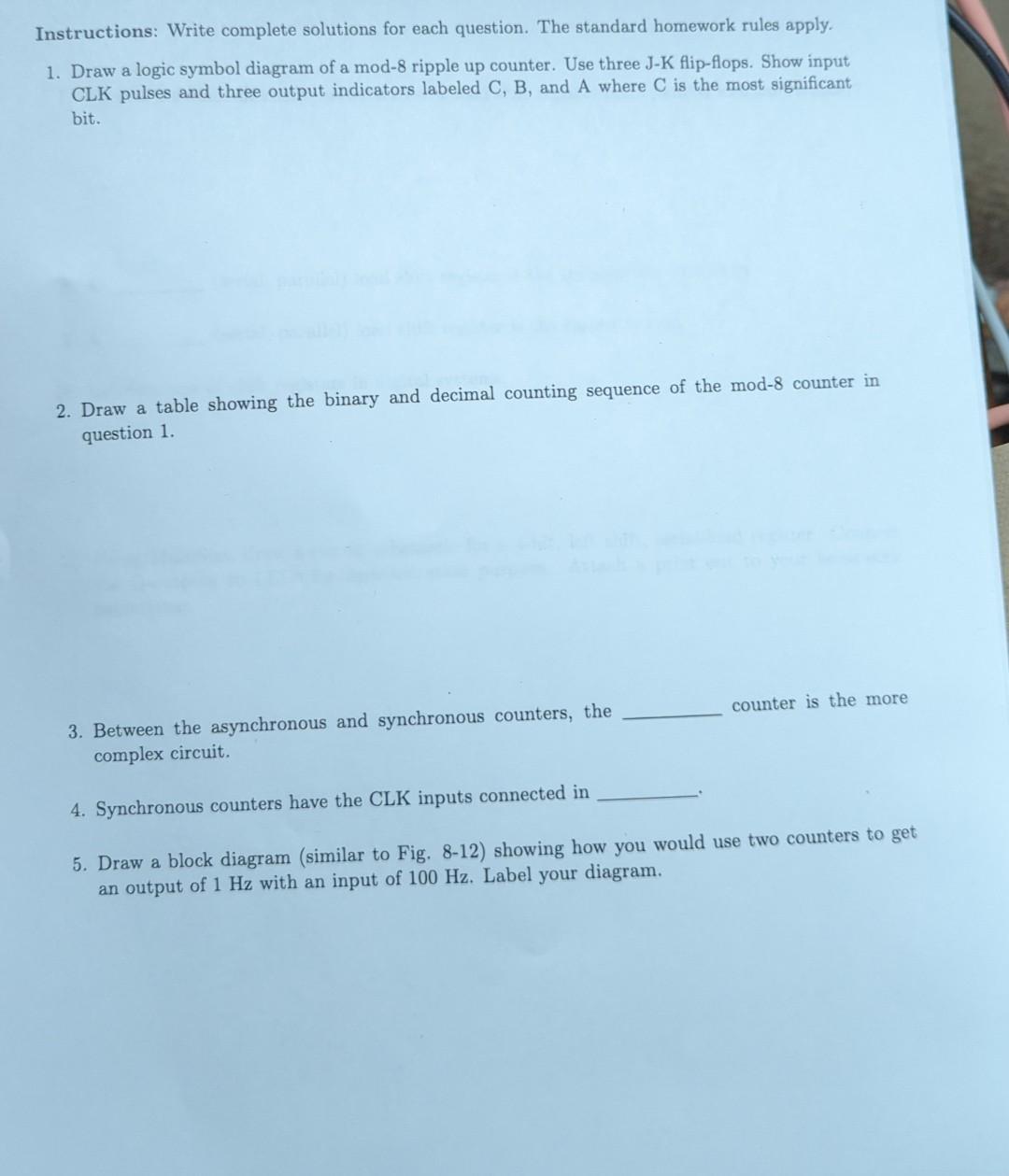 Solved Instructions: Write complete solutions for each | Chegg.com