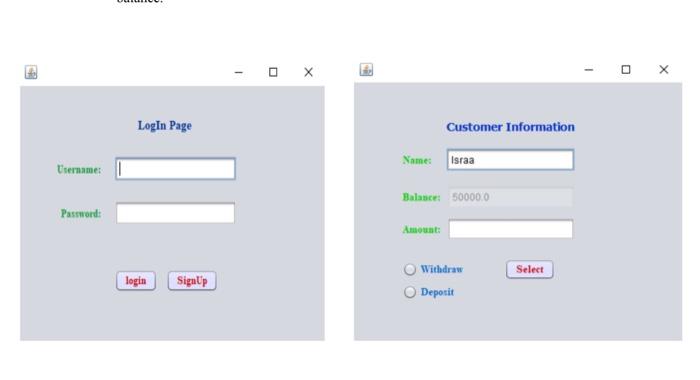 Solved Exercise 1: Implement an application that includes | Chegg.com