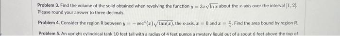Solved please solve question number 3 and also please show | Chegg.com