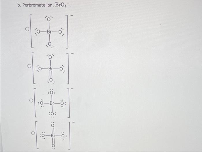 Solved (References Choose a possible Lewis structure for | Chegg.com