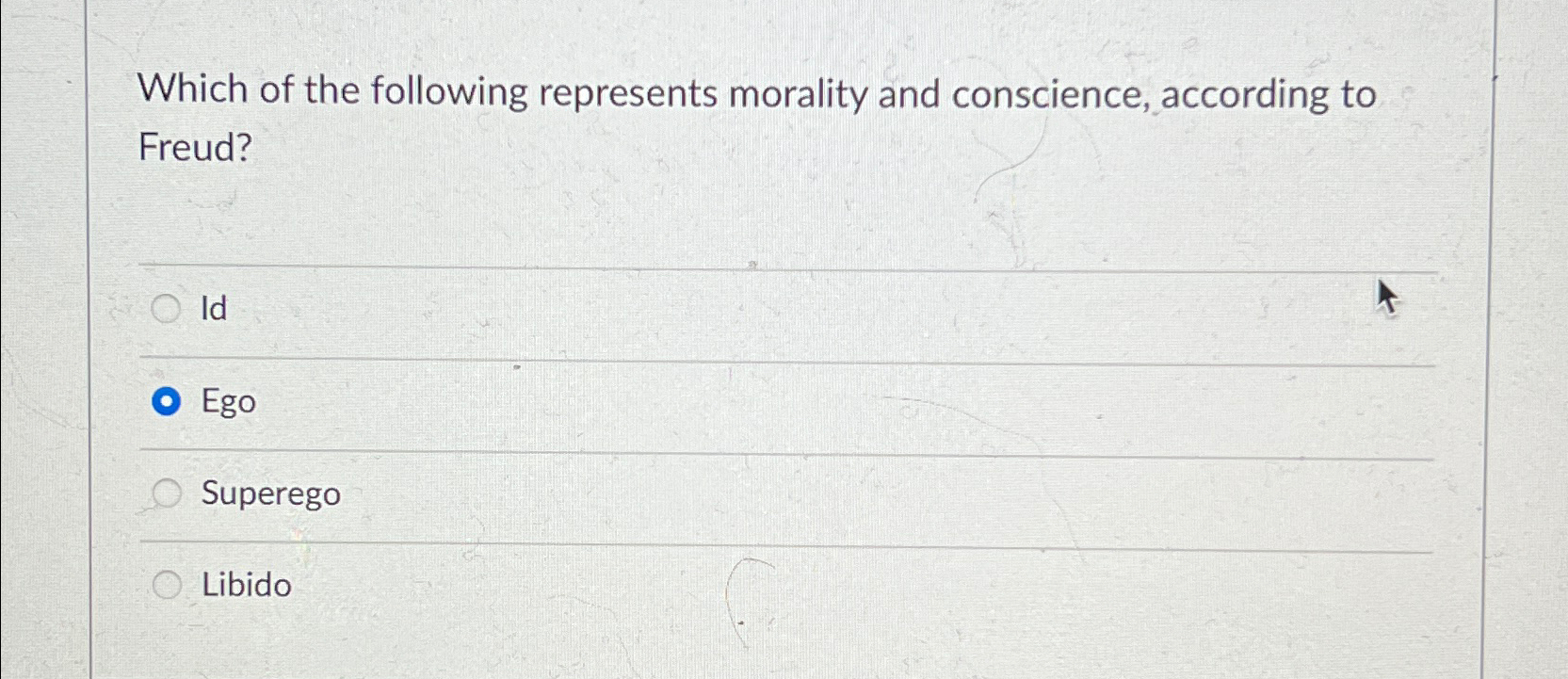 Solved Which of the following represents morality and | Chegg.com