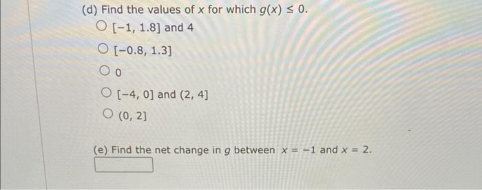Solved domain range (c) Find the values of x for which | Chegg.com