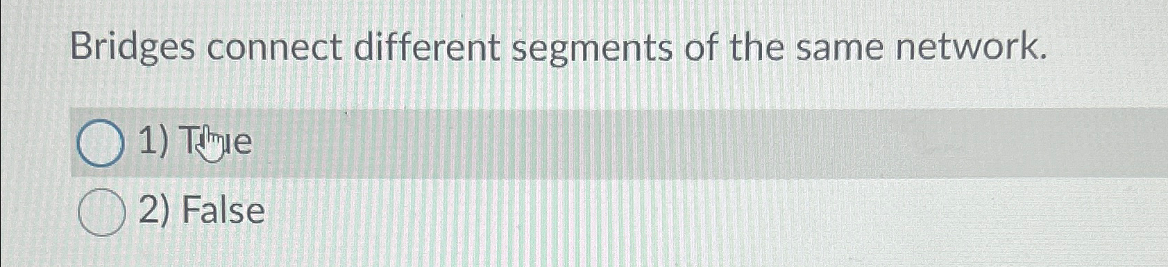 Solved Bridges connect different segments of the same | Chegg.com