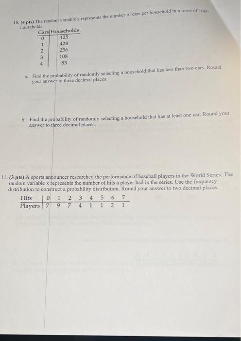 Solved 1. ( 8 pts) Determine if the situation is a | Chegg.com