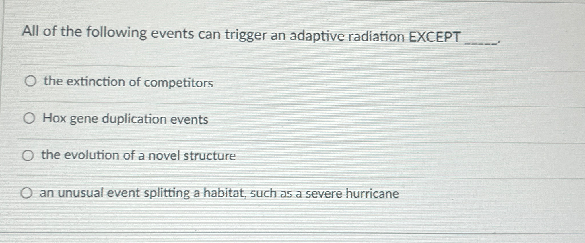 Solved All of the following events can trigger an adaptive | Chegg.com
