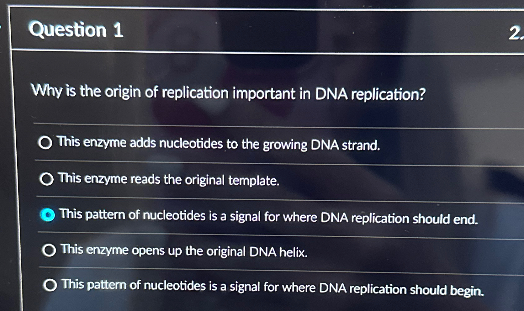 Solved Question 1Why is the origin of replication important | Chegg.com