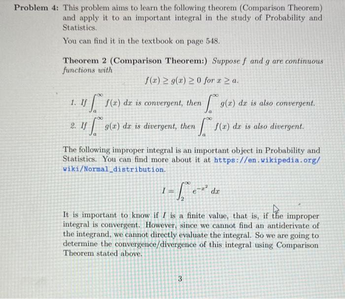 Solved lem 4: This problem aims to learn the following | Chegg.com