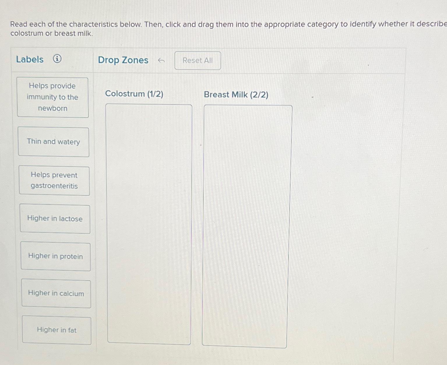 Solved Read each of the characteristics below. Then, click | Chegg.com