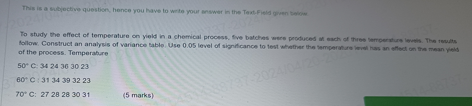 Solved This is a subjective question, hence you have to | Chegg.com