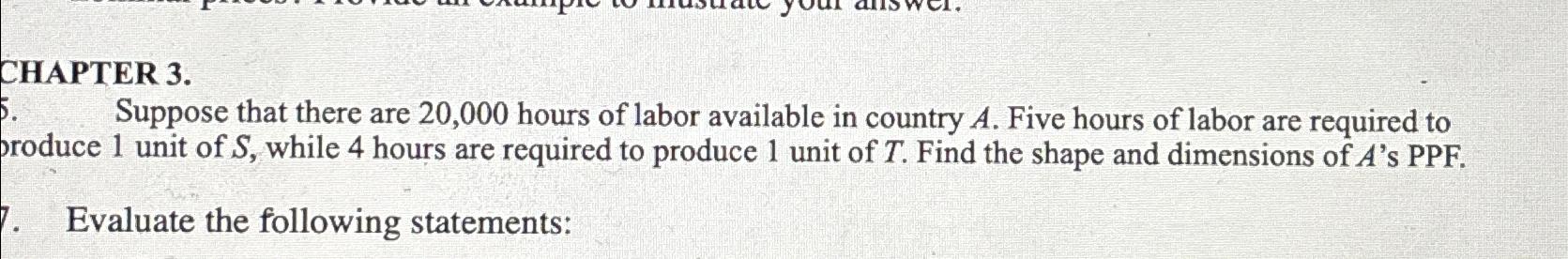 Solved CHAPTER 3.Suppose that there are 20,000 ﻿hours of | Chegg.com