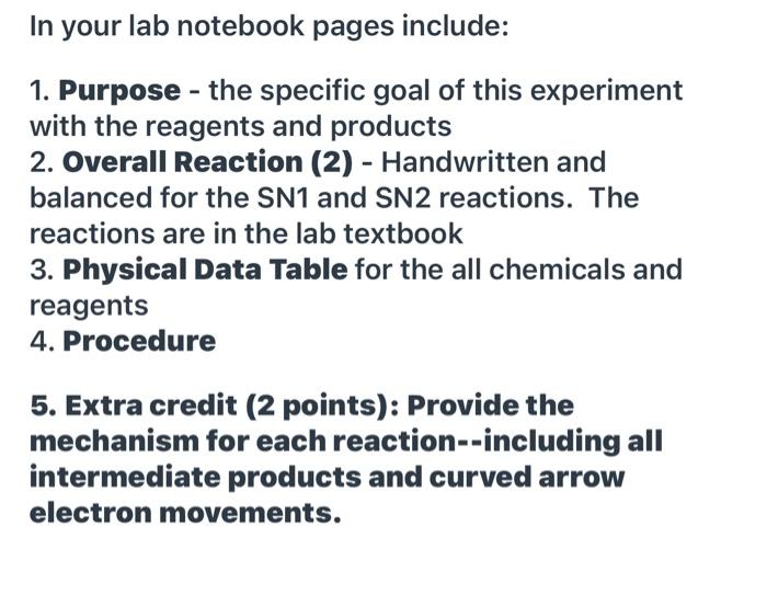 Solved 21 EXPERIMENT 21 Reactivities of Alkyl Halides | Chegg.com