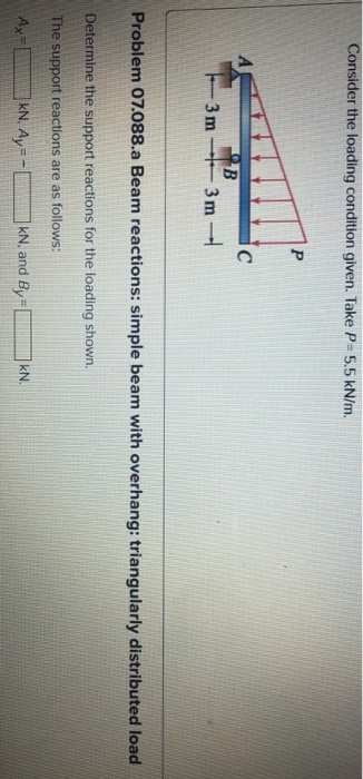 Solved Consider the loading condition given. Take P=5.5 | Chegg.com