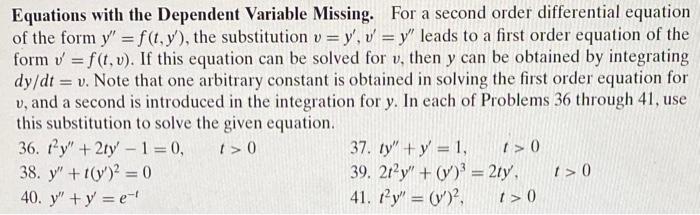 Solved In each of Problems 48 through 51 , solve the given | Chegg.com